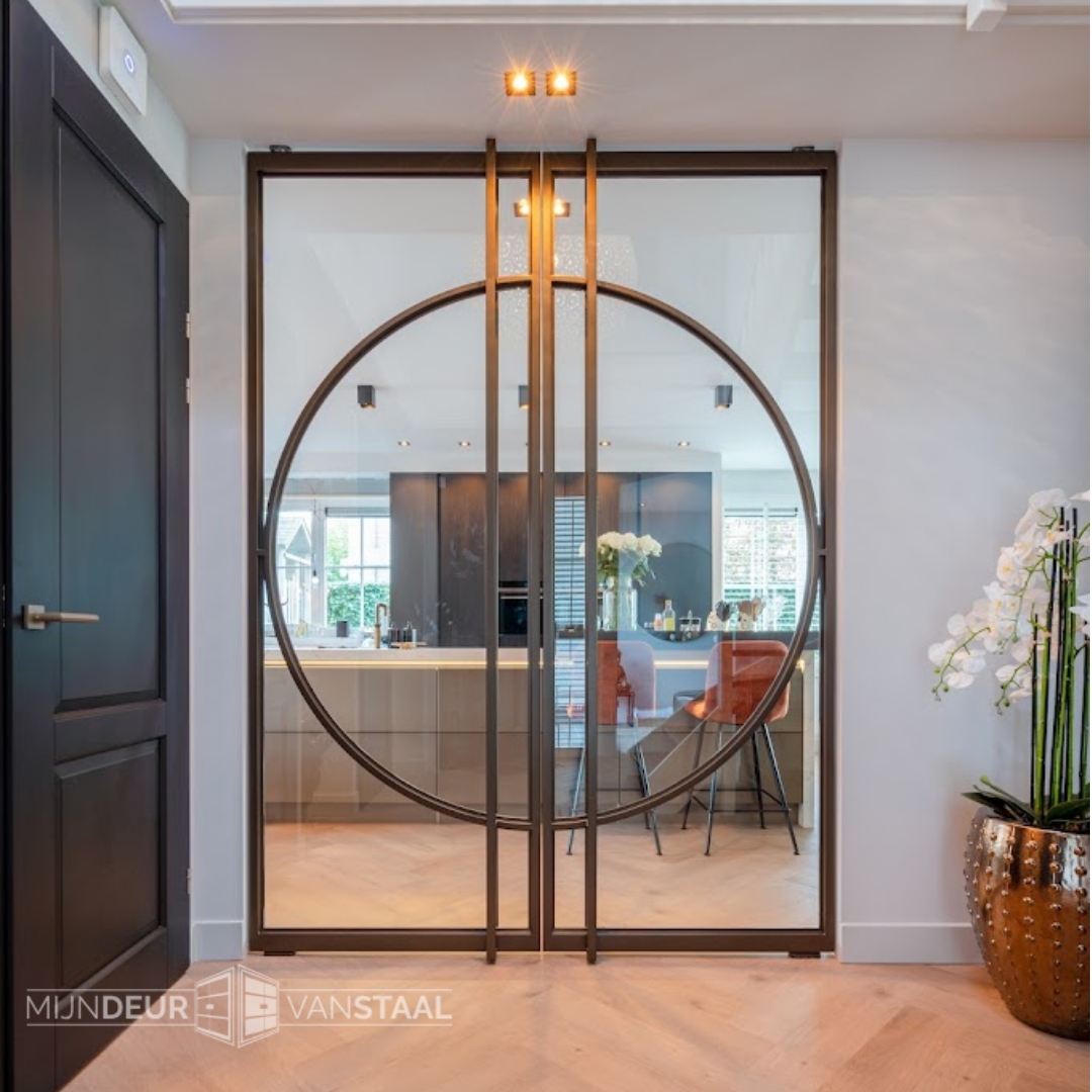 Stalen deur brons - Op maat gemaakt